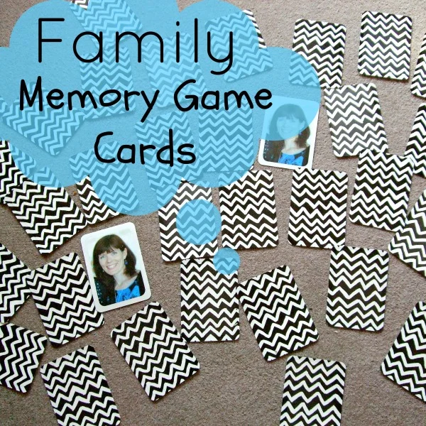 Family Memory Game Cards — Sum of their Stories Craft Blog