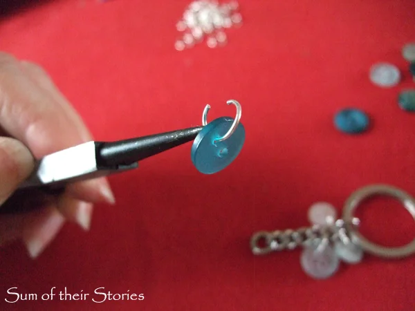 Button keyring tutorial — Sum of their Stories Craft Blog