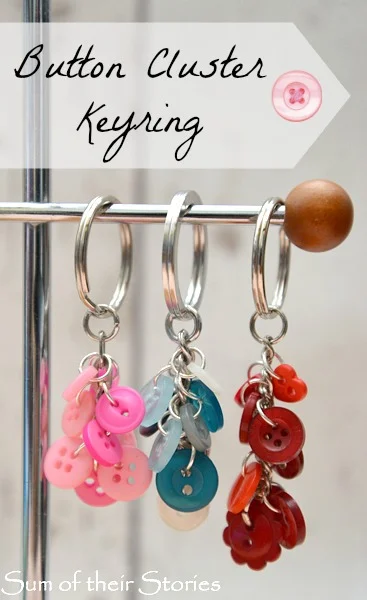 Button keyring tutorial — Sum of their Stories Craft Blog