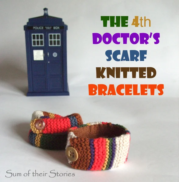 Doctor Who Scarf Bracelets — Sum of their Stories Craft Blog