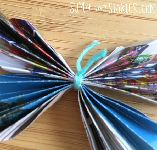 Recycled Magazine Butterfly Garland — Sum of their Stories Craft Blog