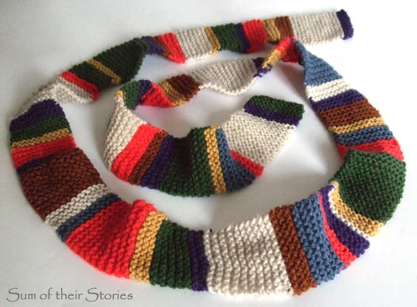 Doctor Who Knitted Tie — Sum of their Stories Craft Blog
