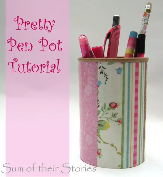 Recycled Pen Tub Tutorial — Sum of their Stories Craft Blog