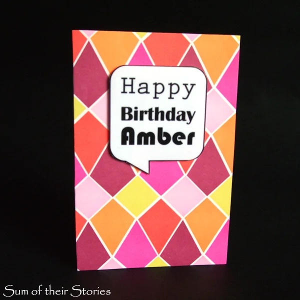 Simple Speech Bubble Cards — Sum of their Stories Craft Blog
