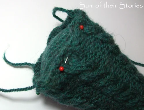 Knitted Mini Christmas Trees — Sum of their Stories Craft Blog