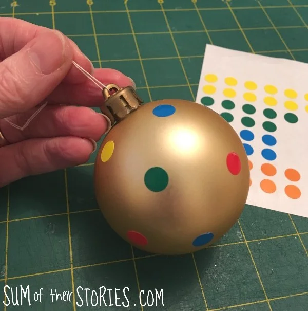 DIY Ceramic Effect Christmas Baubles — Sum of their Stories Craft Blog