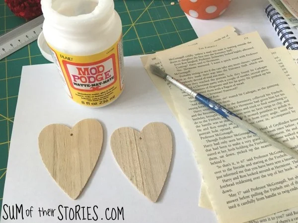 Book Craft Christmas Ornament — Sum of their Stories Craft Blog