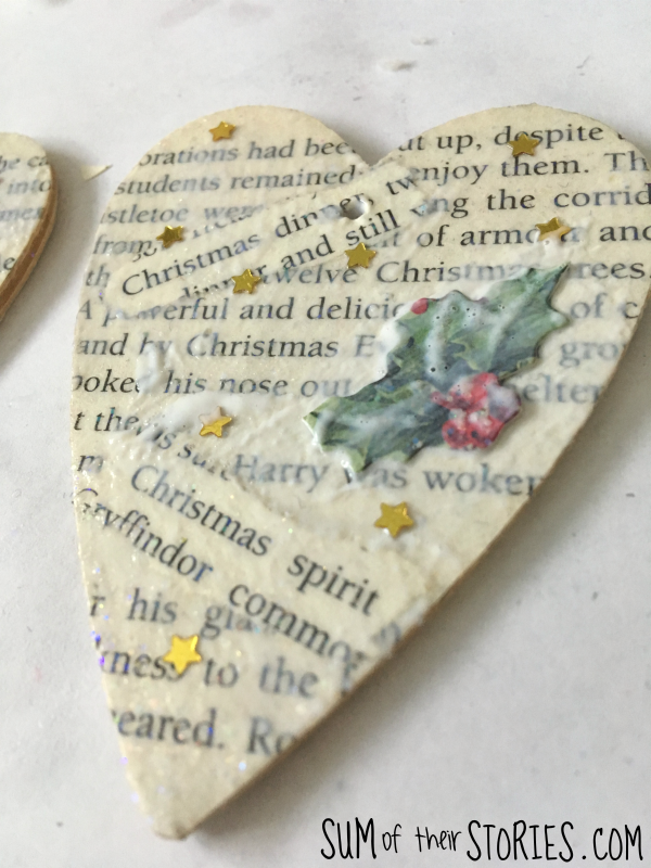 Book Craft Christmas Ornament — Sum of their Stories Craft Blog