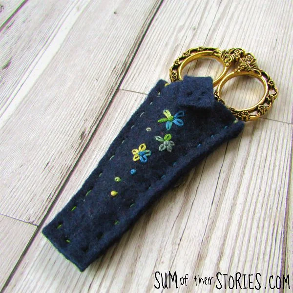 How to make a felt scissor cover — Sum of their Stories Craft Blog