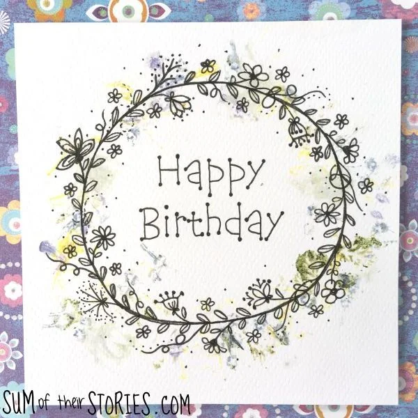 Smashed Flower and Doodle Art Ideas — Sum of their Stories Craft Blog