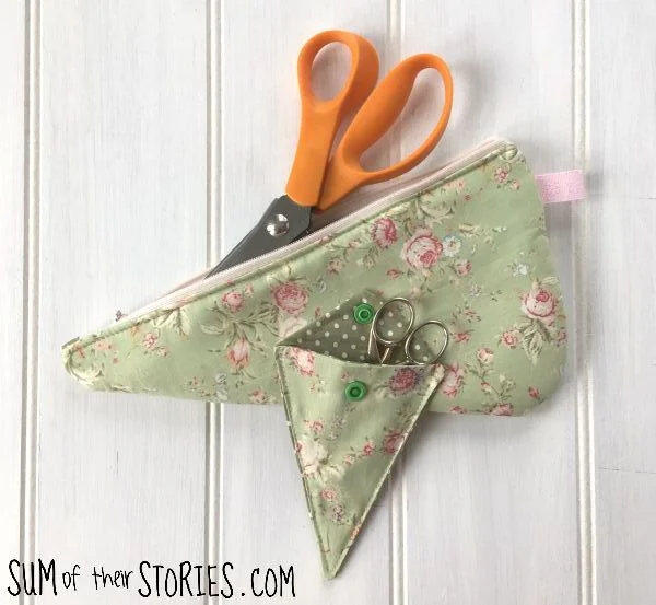 Simple Embroidery Scissor Case Tutorial — Sum of their Stories Craft Blog