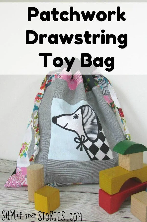 How to make a Drawstring Toy Bag — Sum of their Stories Craft Blog