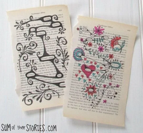 Altered Book, Blackout or Found Poetry — Sum of their Stories Craft Blog