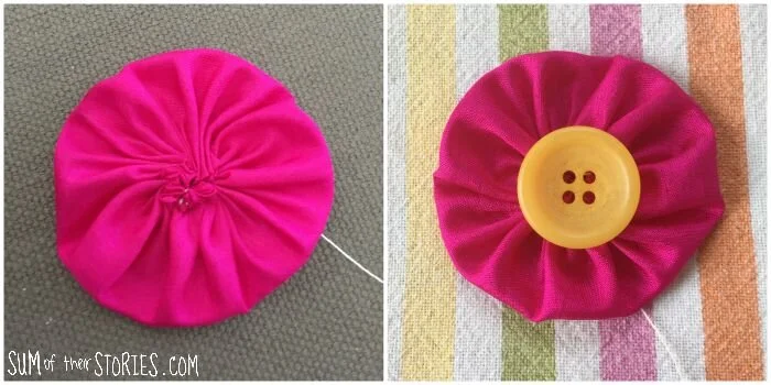 Make Spring Flowers with Fabric Scraps — Sum of their Stories Craft Blog