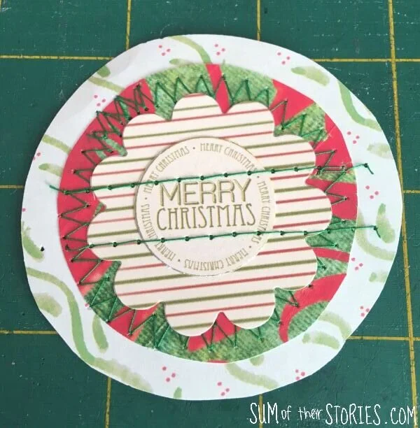 How to make Stitched Paper Christmas Cards — Sum of their Stories Craft ...