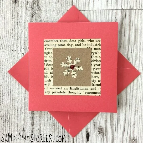 Upcycled Book Christmas Gift Tags and Cards — Sum of their Stories ...