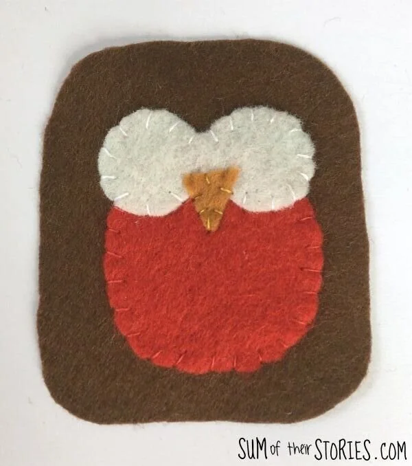 How to make a Mini Felt Robin - Festive Sew a Softie — Sum of their ...
