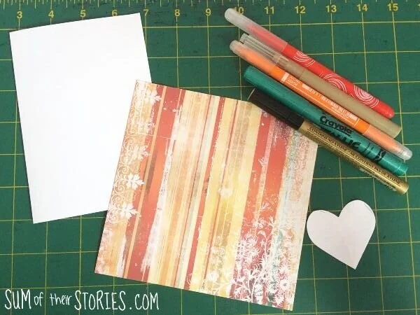 Valentine Starburst Dot Art Card DIY tutorial — Sum of their Stories ...
