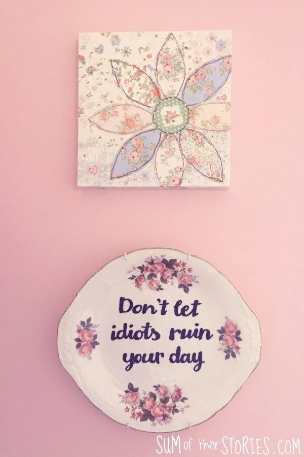 Decorative Plate with Quote DIY — Sum of their Stories Craft Blog