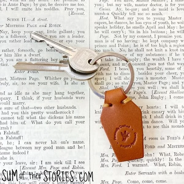 Artisans Leather Keyring Kit Review — Sum of their Stories Craft Blog
