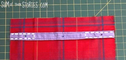 Easy Bag Free Pattern with Contrast Strap Handle — Sum of their Stories ...