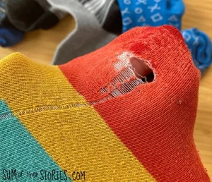 Upcycled sock balls — Sum of their Stories Craft Blog