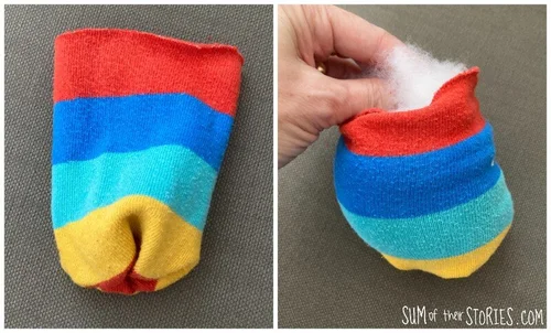 Upcycled sock balls — Sum of their Stories Craft Blog