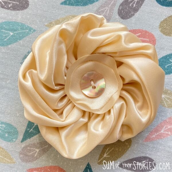 Easy to sew organza flowers — Sum of their Stories Craft Blog