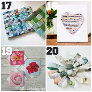 Craft Projects with old Magazines — Sum of their Stories Craft Blog
