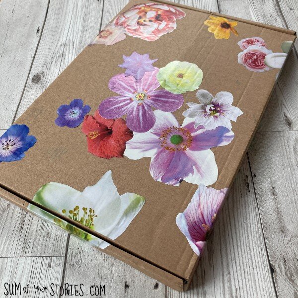 Floral Gift Box idea from Upcycled Magazines — Sum of their Stories ...