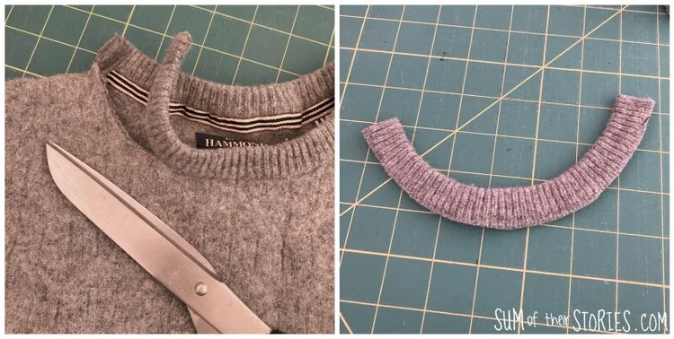 How to Make an Upcycled Scarflette — Sum of their Stories Craft Blog