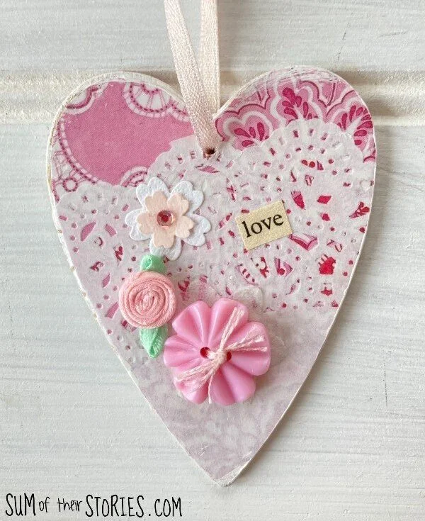 DIY Decoupage or Mixed Media Wooden Gift Tags — Sum of their Stories ...