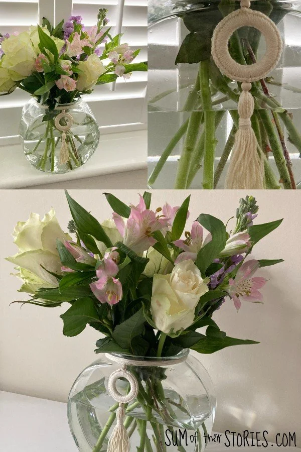 Kitchen Storage Jar to Pretty Vase Upcycle — Sum of their Stories Craft ...