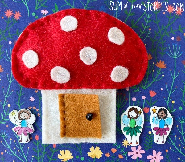 How to make a Felt Toadstool Fairy House — Sum of their Stories Craft Blog