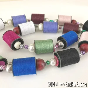 What to do with empty plastic thread spools — Sum of their Stories ...