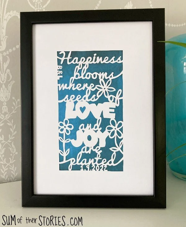 Papercut Quotes — Sum of their Stories Craft Blog