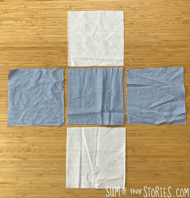 How to make a Square Drawstring Bag with Boro Style Decoration — Sum of ...