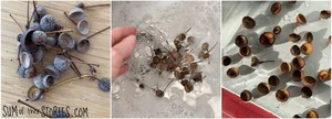 How to make felted acorns — Sum of their Stories Craft Blog