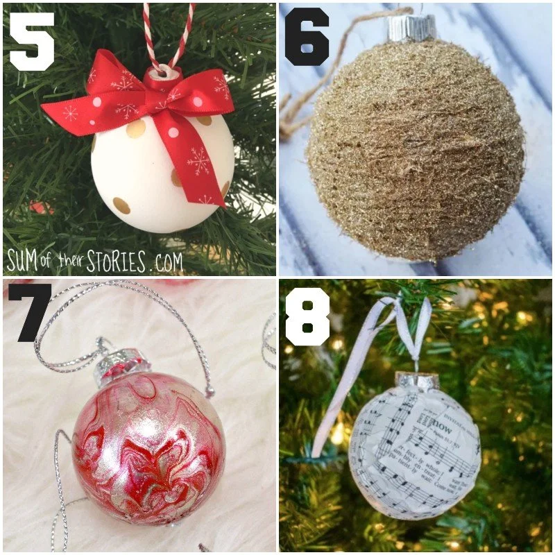 21 ways to upcycle old Christmas baubles — Sum of their Stories Craft Blog