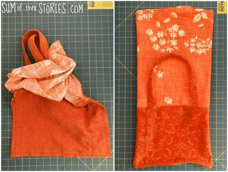 How to Make an Easy Upholstery Fabric Tote Bag — Sum of their Stories ...