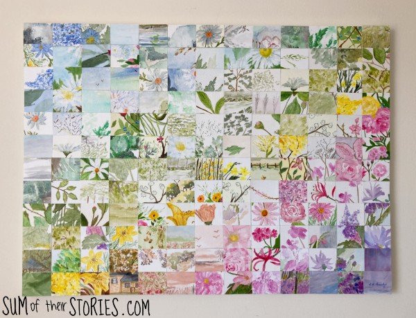 How to make your own Mosaic Art Canvas — Sum of their Stories Craft Blog