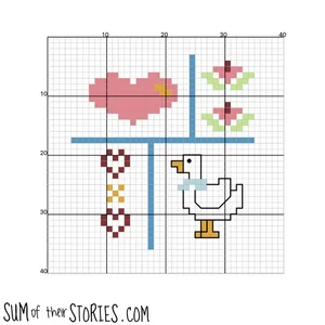 Country Cross Stitch Mini Design Free Pattern — Sum of their Stories ...