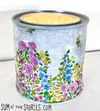 Summer Napkin Decoupage Lantern DIY — Sum of their Stories Craft Blog