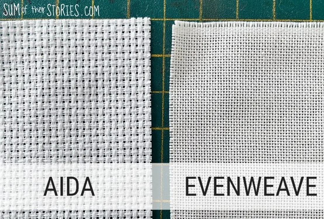 Tip to use really small pieces of cross stitch fabric — Sum of their ...