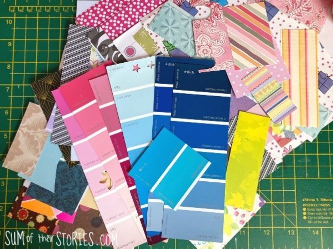 How to Make Tulip Collage Greeting Cards — Sum of their Stories Craft Blog