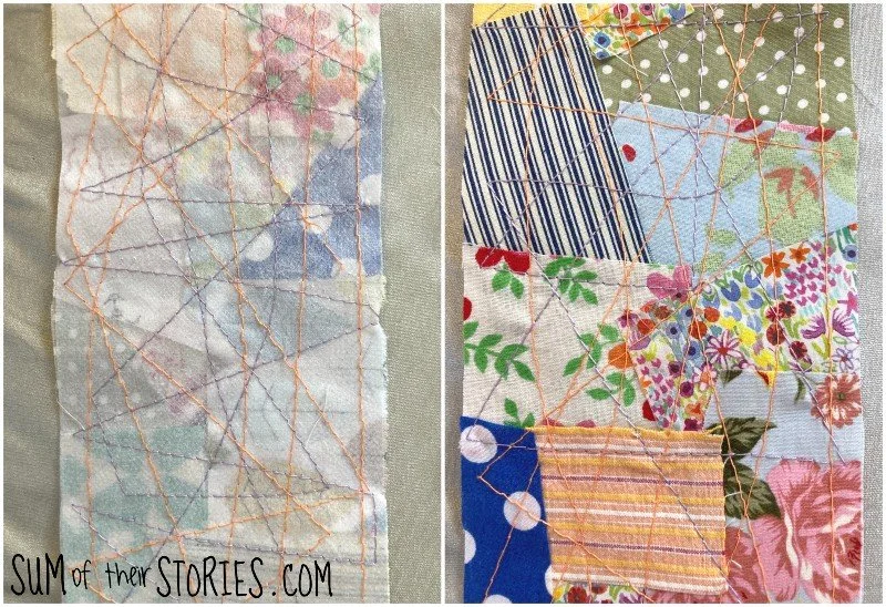 How to make beautiful useable cloth from tiny fabric scraps — Sum of ...