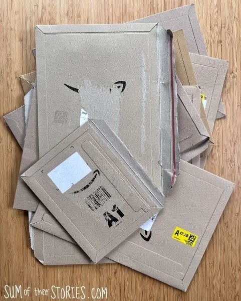 Creative Ways to Recycle Cardboard Amazon Envelopes — Sum of their ...