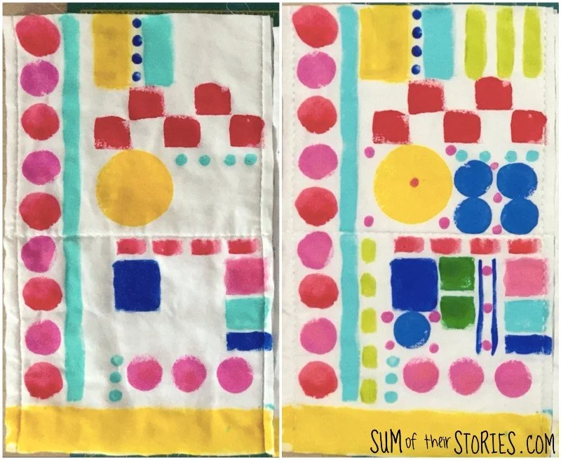 How to paint your own vibrant fabric — Sum of their Stories Craft Blog