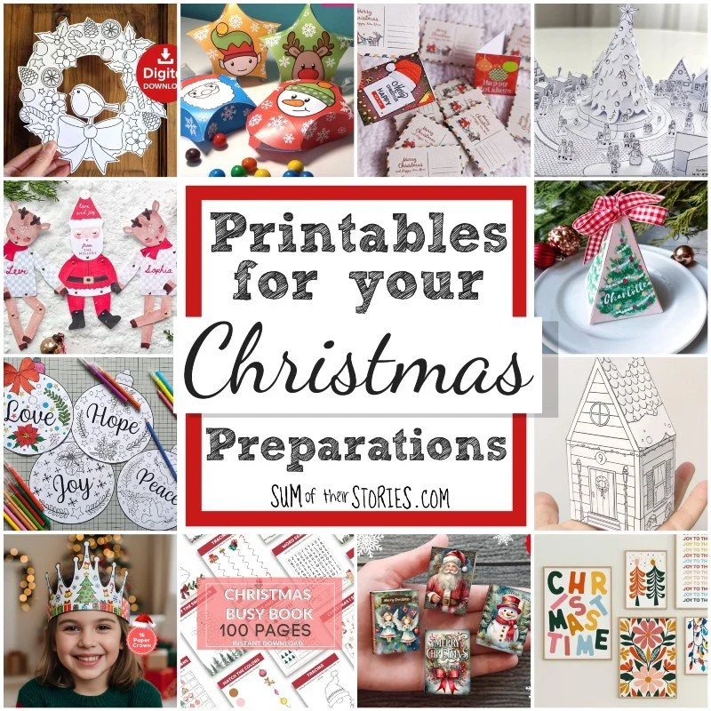 Printables for your Christmas Preparations — Sum of their Stories Craft ...