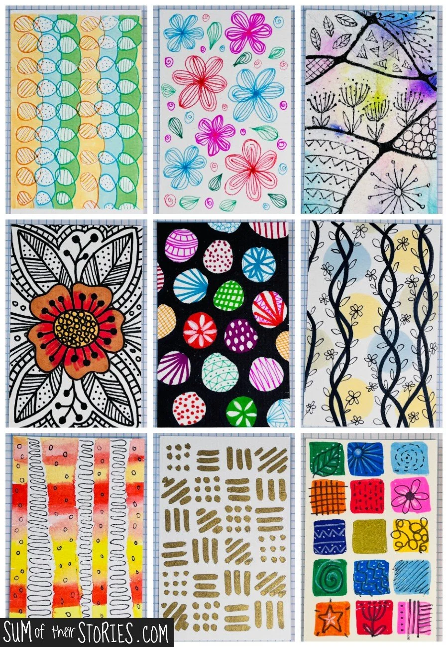 146 Mini Art Ideas — Sum of their Stories Craft Blog
